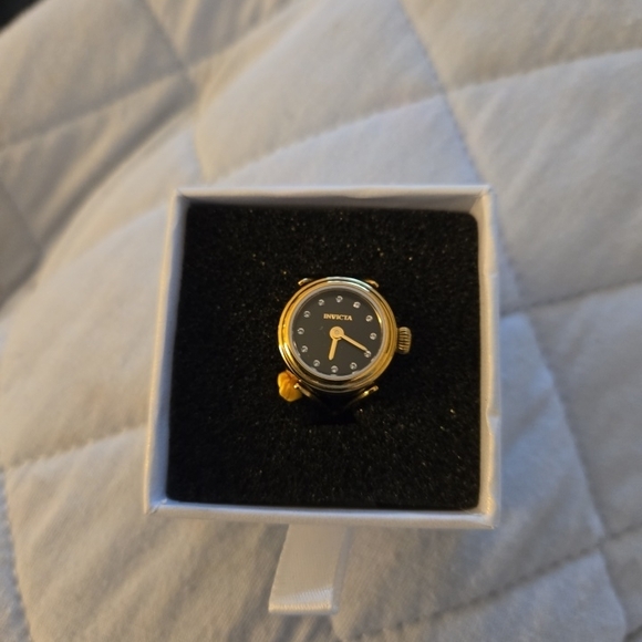 Invicta | Accessories | Invicta Angel Womens Ring Watch 75mm Gold 44482 ...